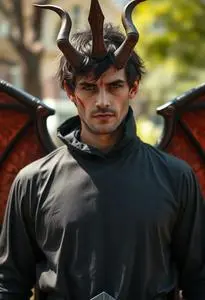 Free Lucifer Costume Male Fancy Dress Face Swap