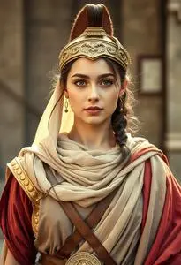 Free Roman Costume Female Face Swap