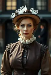 Emily Pankhurst Fancy Costume Face Swap