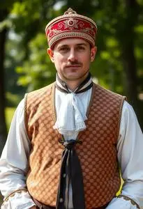 Russian Traditional Man Costume Face Swap