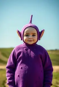 Free Teletubbies Purple Costume Face Swap