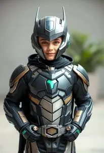 Free Teen Titans Cyborg Costume Kid Face Swap
