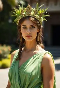 Free Green Goddess Face Swap