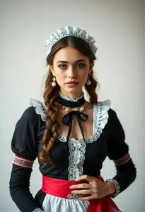 Free Lewd Maid Costume Face Swap