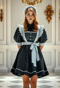 Free English Maid Costume Face Swap