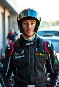 Adult Race Car Driver Costume Face Swap
