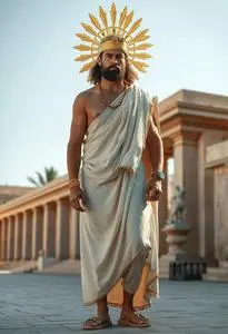 Helios Greek God Costume Face Swap