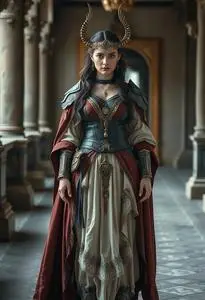 Valkyrie Costume Woman Face Swap