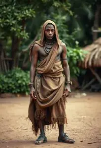 African Slave Costume Face Swap