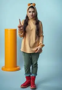 Lady Finger Costume Face Swap
