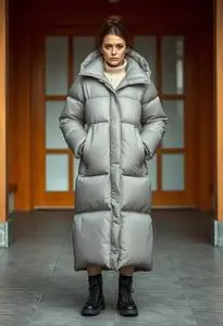 Maxi Puffer Coat Costume Face Swap