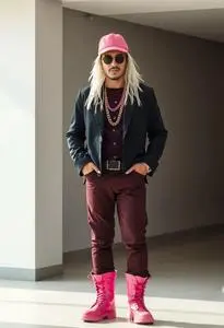 Pimp Costume Pink Face Swap
