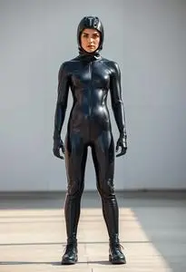 Pvc Catsuit Costume Face Swap