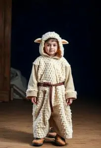 Sheep Costume Nativity Play Face Swap