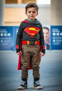 Free Super Boy Costume Boy Face Swap