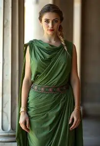 Free Green Goddess Costume Face Swap