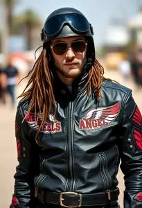 Hells Angels Biker Costume Face Swap