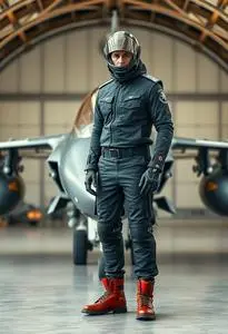 Fighter Jet Costume Face Swap