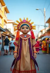 Free Sinulog Festival Doll Costume Face Swap