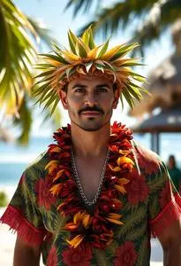Free Hawaiian Luau Face Swap