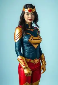 Female Pinoy Superhero Costume Face Swap