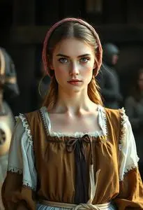 Free Medieval Peasant Costume Woman Face Swap
