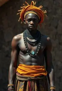 African Continent Costume Face Swap