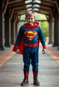 Free Super Boy Costume Face Swap