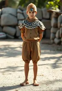 Quail Boy Costume Face Swap