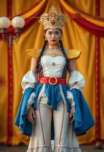Ring Leader Costume Woman Face Swap