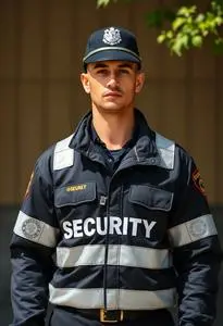 Free Security Guard Costume Male Face Swap