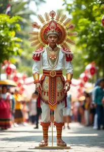 Sinulog Festival Costume Paper Doll Face Swap