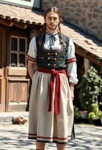 Free Traditional German Woman Costume Face Swap