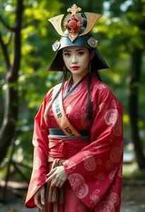 Free Miss Universe Japan Samurai Costume Face Swap