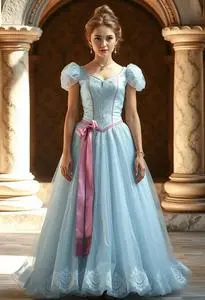 Ella Enchanted Dress Costume Face Swap