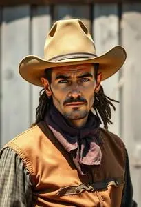 Free Western Cowboy Costume Men Face Swap