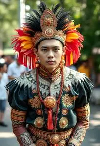 Free Panagbenga Costume For Male Fancy Dress Face Swap