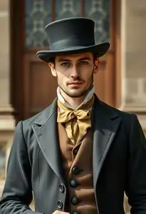 Victorian Male Attire Face Swap Buy Stock Photo