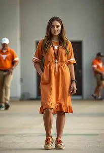Texas Longhorn Game Day Outfit Face Swap