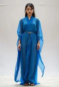Chiffon Gown Styles Face Swap