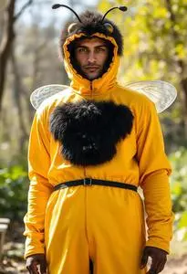 Man Bee Costume Face Swap