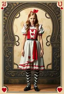 Free Alice Wonderland Card Costume Face Swap