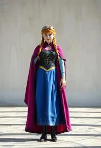 Princess Anna Costume Woman Face Swap
