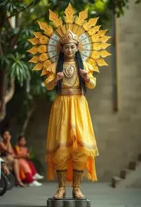 Free Paper Doll Sinulog Festival Costume Face Swap