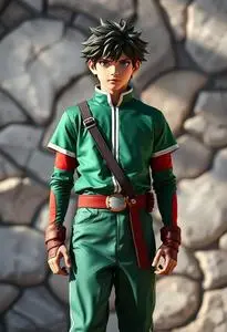 Free Izuku Midoriya First Costume Face Swap