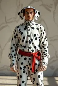 Dalmatians Man Costume Face Swap
