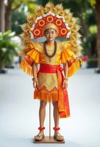 Sinulog Festival Costume Paper Doll Face Swap