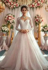 Grand Frock Wedding Face Swap