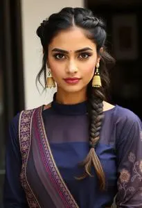 Free Messy Braid Indian Wedding Face Swap
