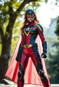Gemma Chan Captain Superhero Face Swap